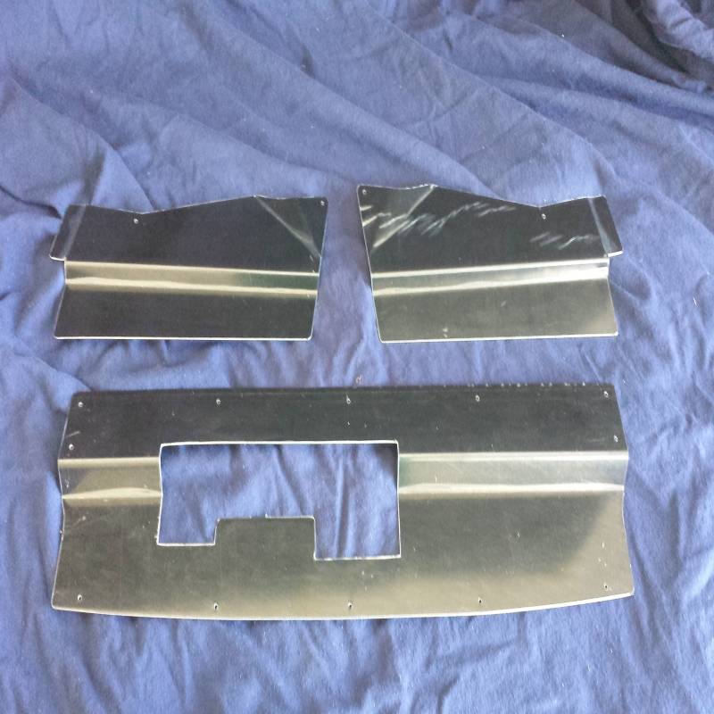 Fox Four-Eyed Radiator to Bumper Cover Color Natural RTB With Latch